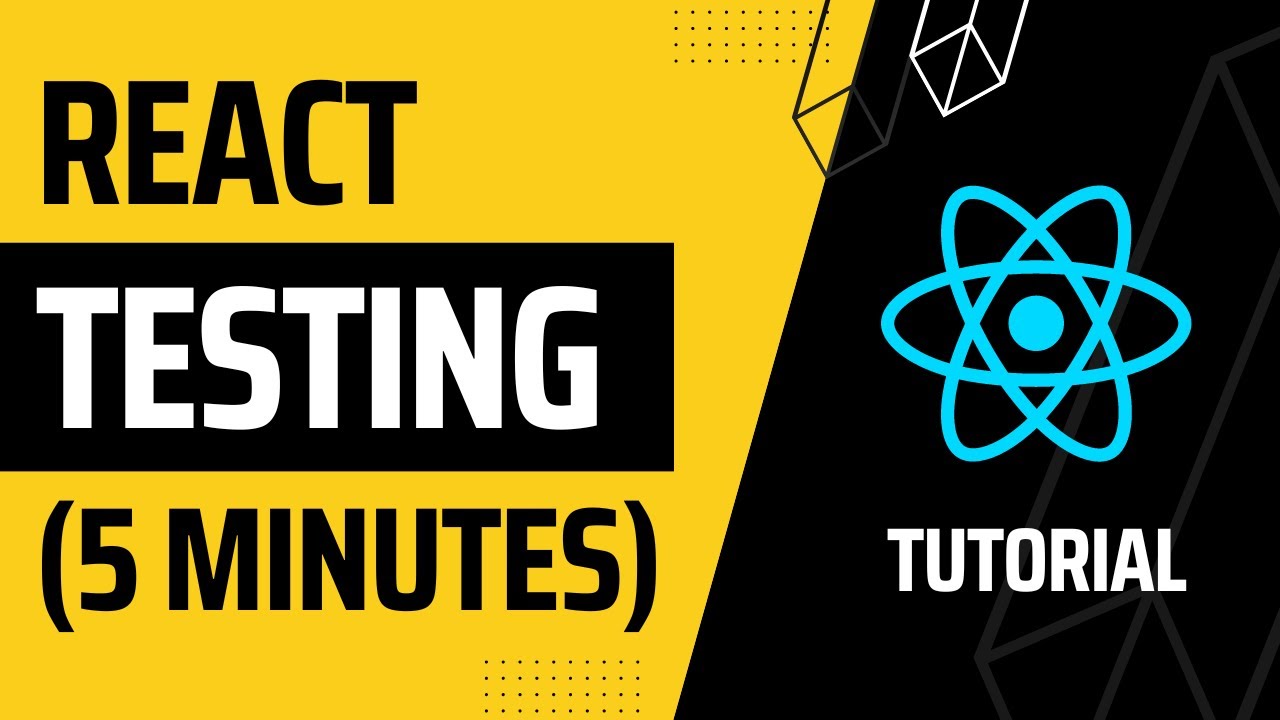 How To Perform Testing In React Js Tutorial Easy Methdod Youtube