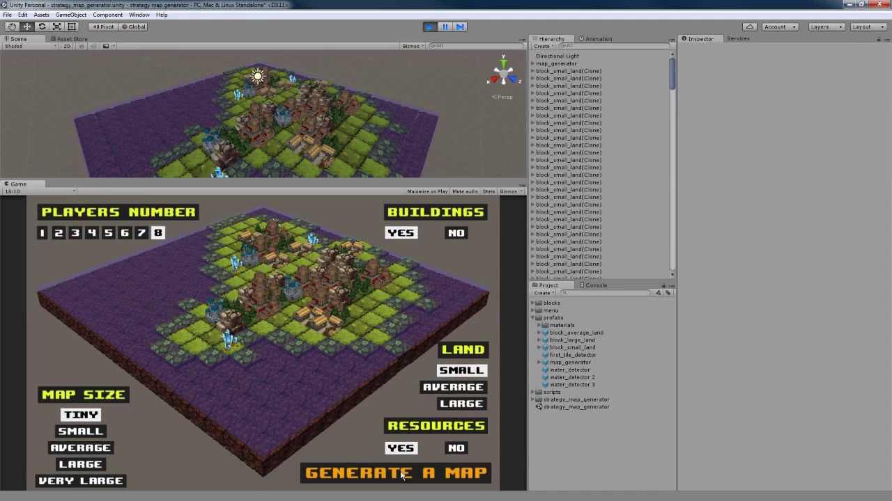 Unity3d Strategy Map Generator Youtube