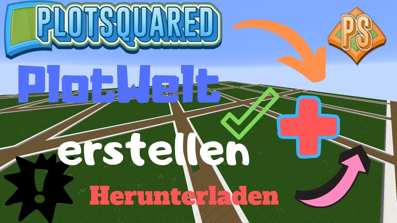 Minecraft Plotsquared Tutorial Plotsquared Tutorial German Youtube