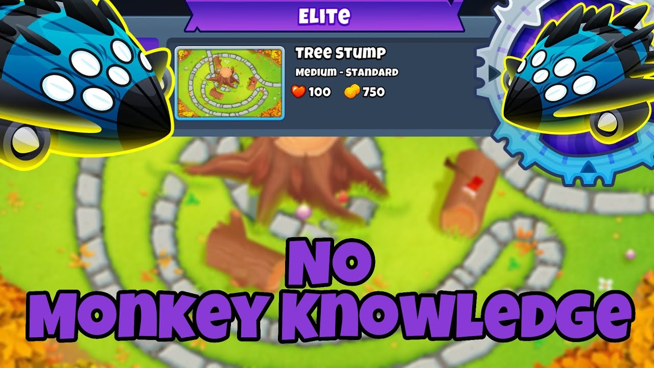 Elite Vortex Tutorial No Monkey Knowledge Tree Stump Btd6 Youtube