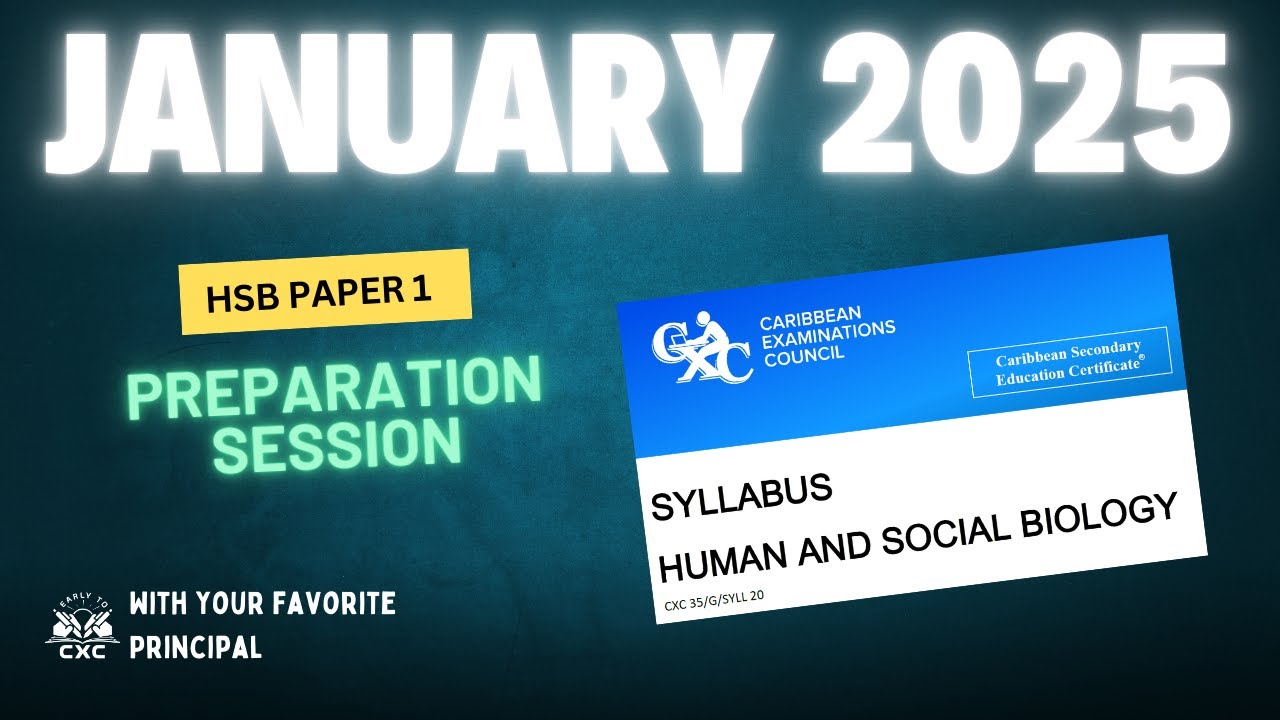 Hsb January 2025 Paper 1 Preparation 1 Youtube
