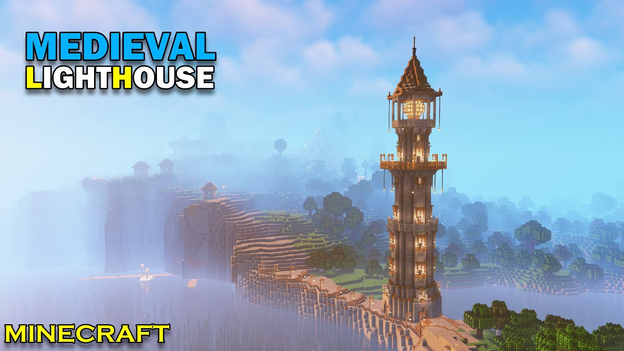 Minecraft Medieval Lighthouse Tutorialрџ ј Youtube
