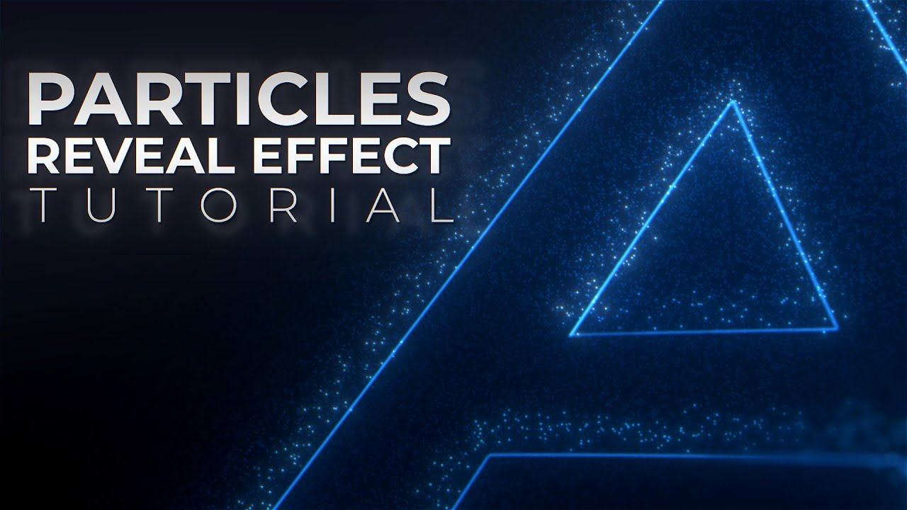 Create Particles Text Reveal In After Effects Youtube