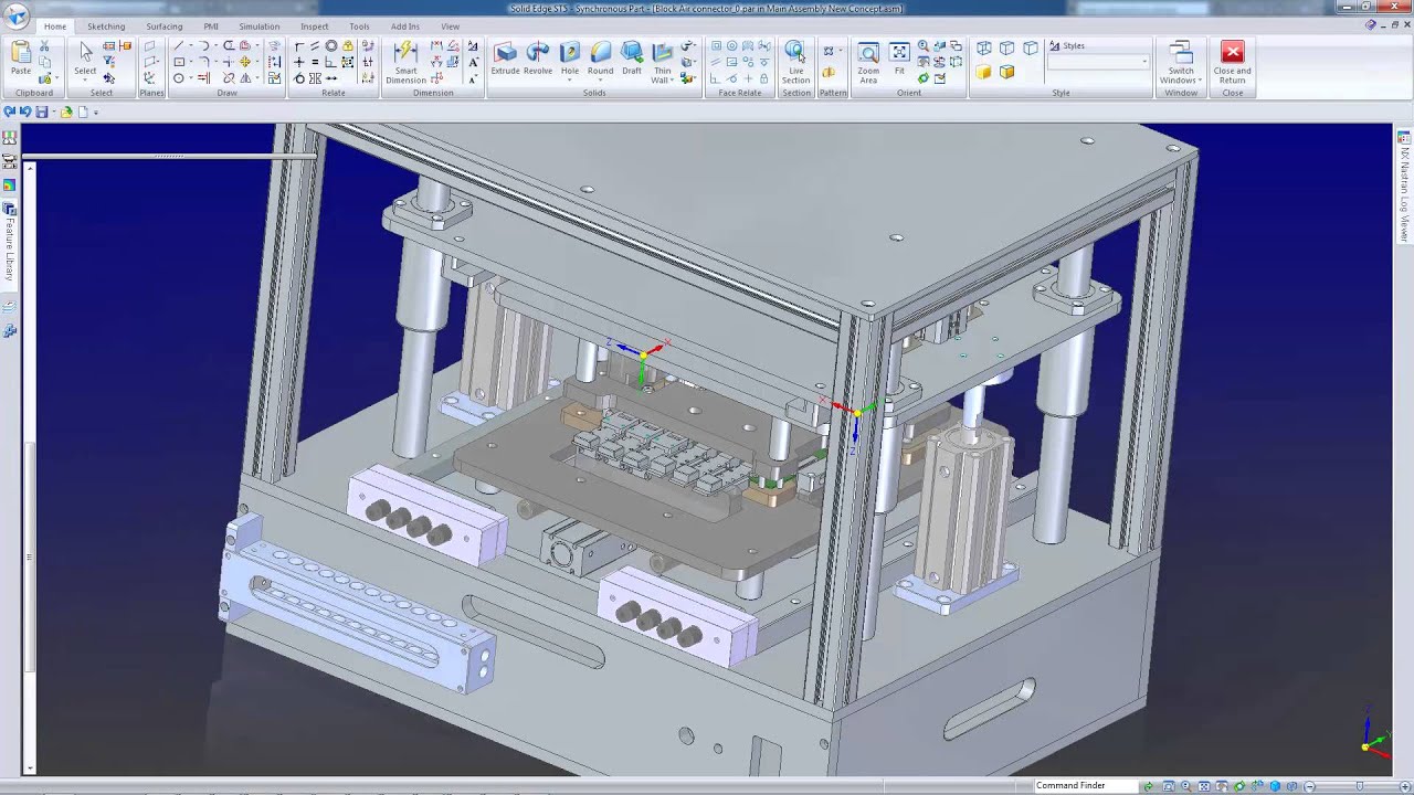 Solid Edge Assembly Editing Youtube