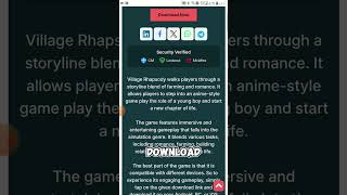 Village Rhapsody Farming Romance Adventure In 60 Seconds Howtodownload ...