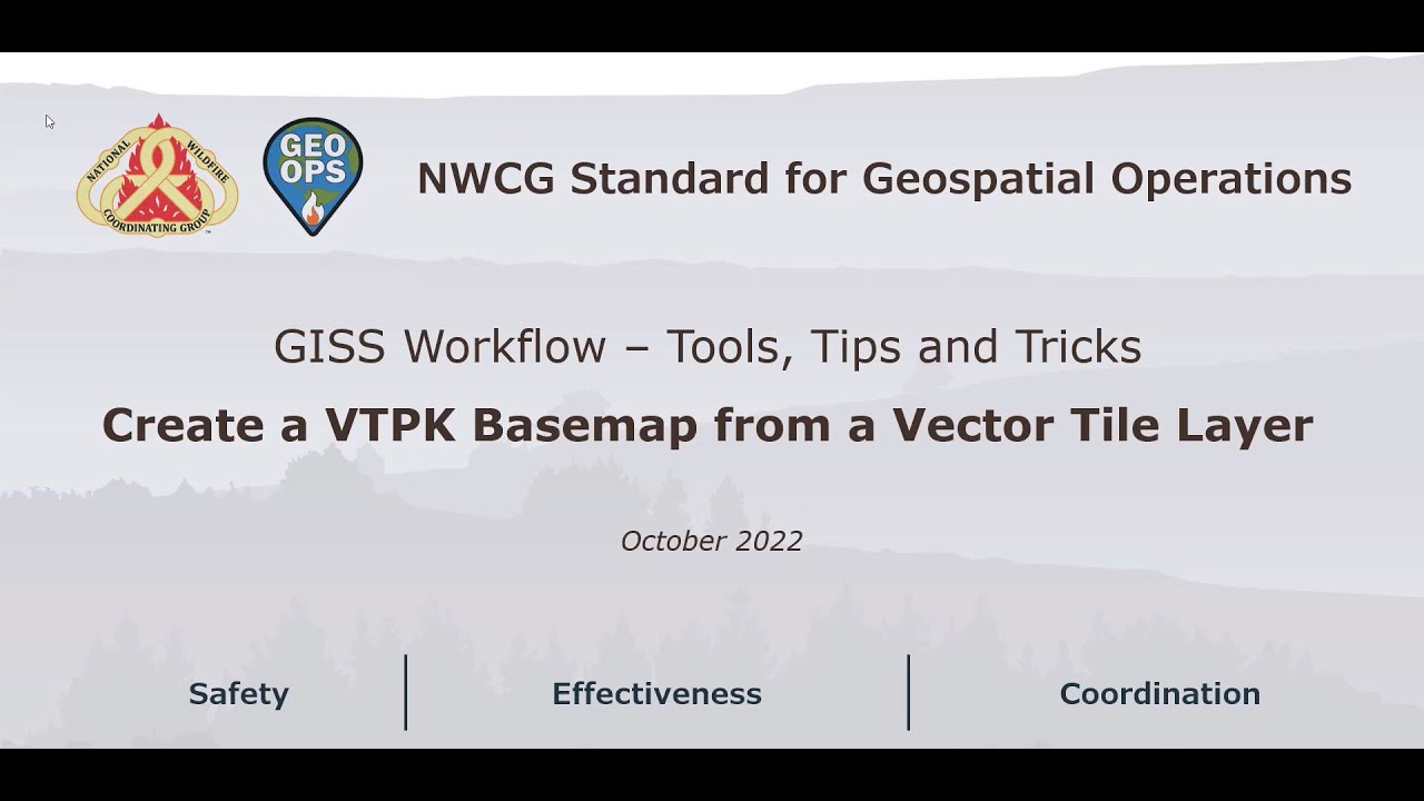 Creating A Local Vector Tile Package From A Vector Tile Layer Service