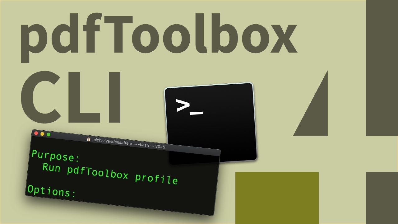 How To Use Pdftoolbox Cli Youtube