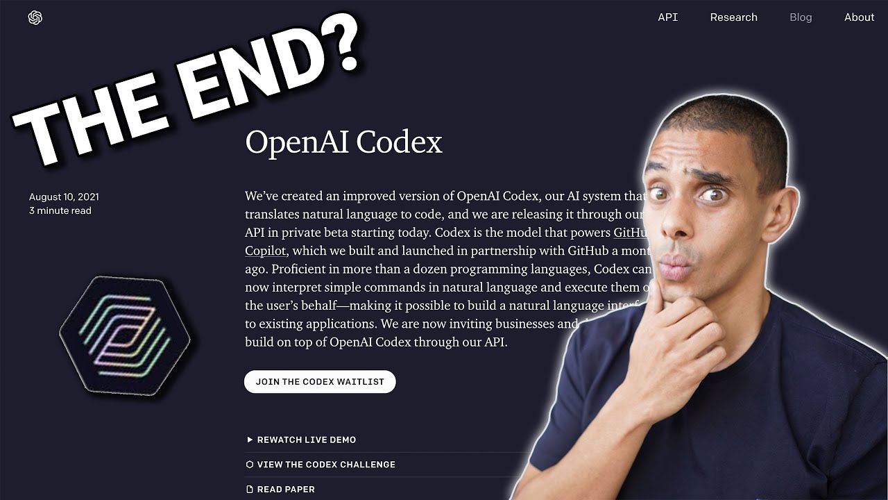 The End For Developers First Look At Openai Codex Python Tutorial