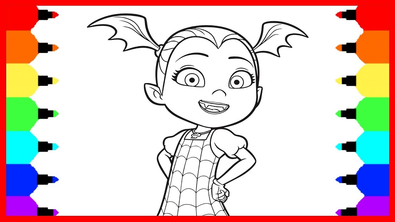 Vampirina Coloring Pages Ceplok Colors
