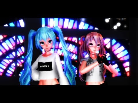 Mmd Scream Usher Miku Teto Youtube