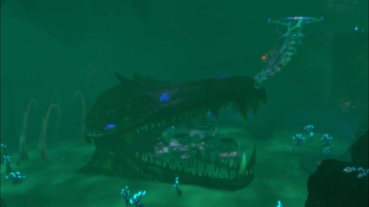 Subnautica Lost River Skeleton Base Youtube