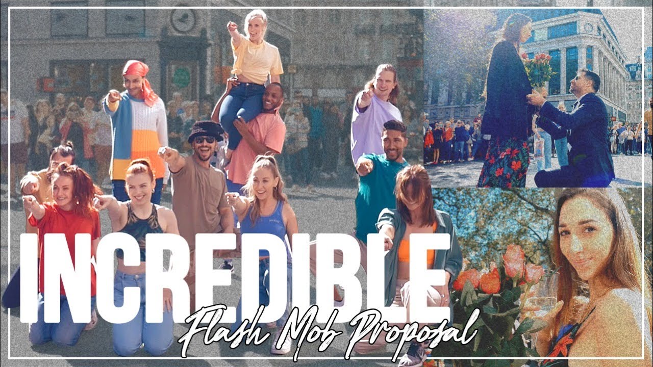Incredible Flash Mob Proposal Youtube