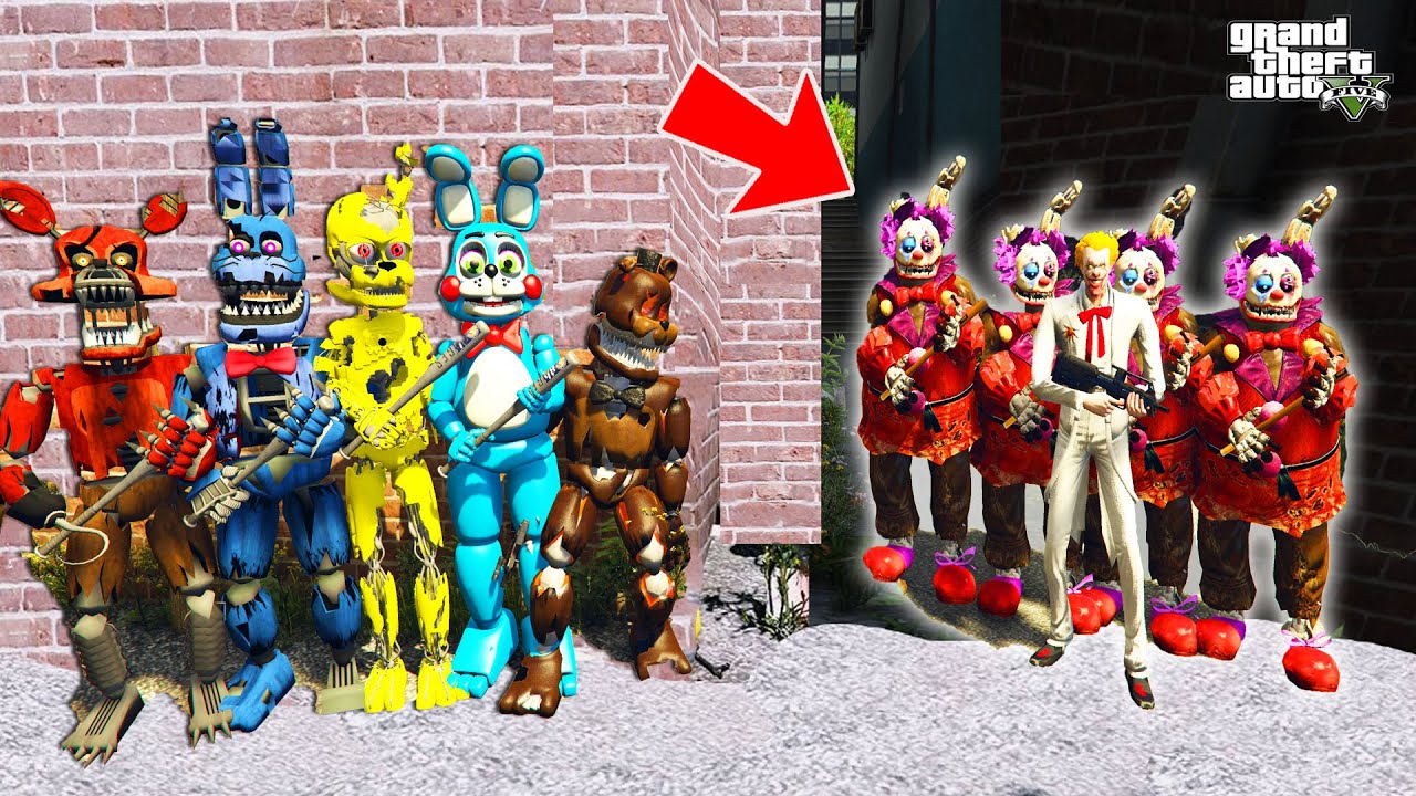 How All Nightmarish Animatronics Saved The House From Pennywise Clowns
