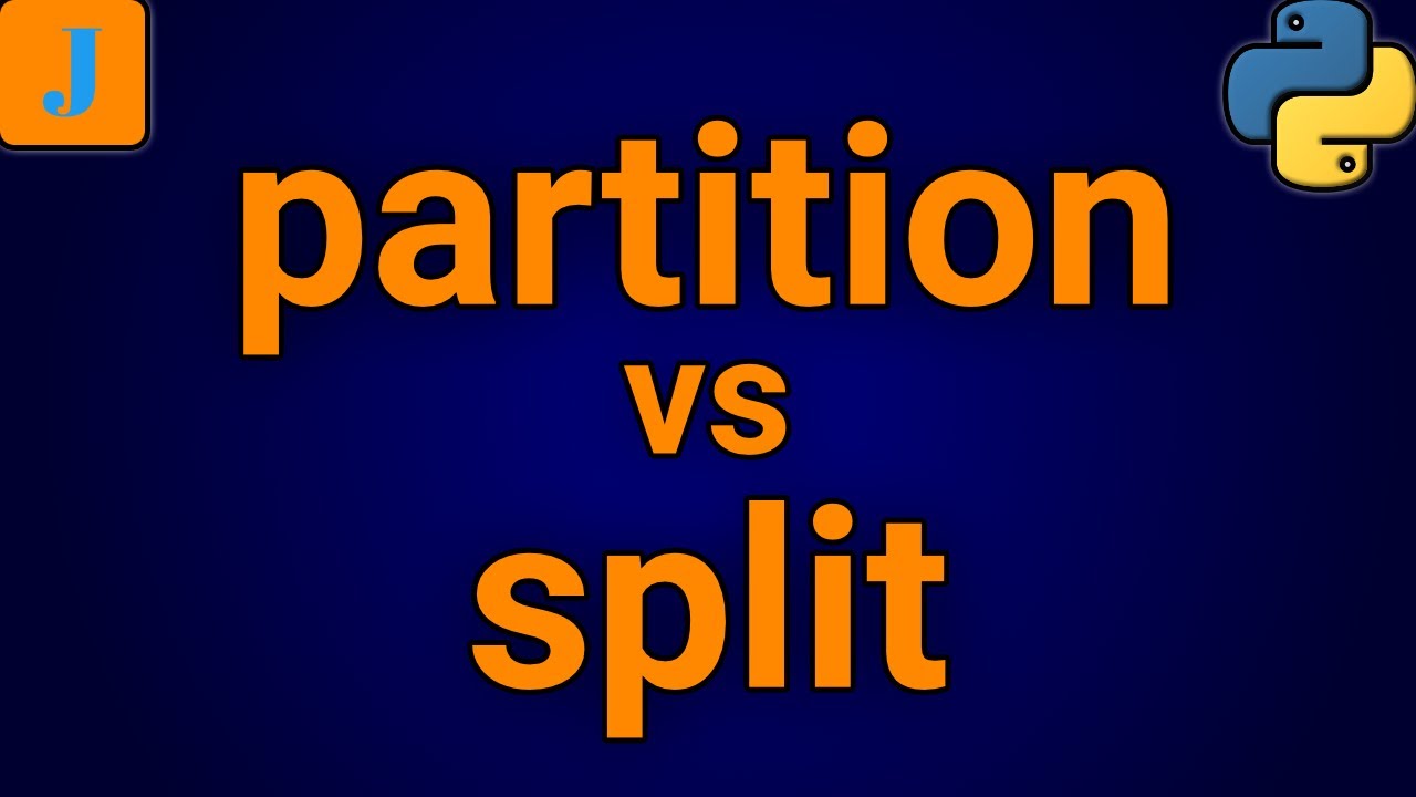 Python Partition Vs Split Youtube