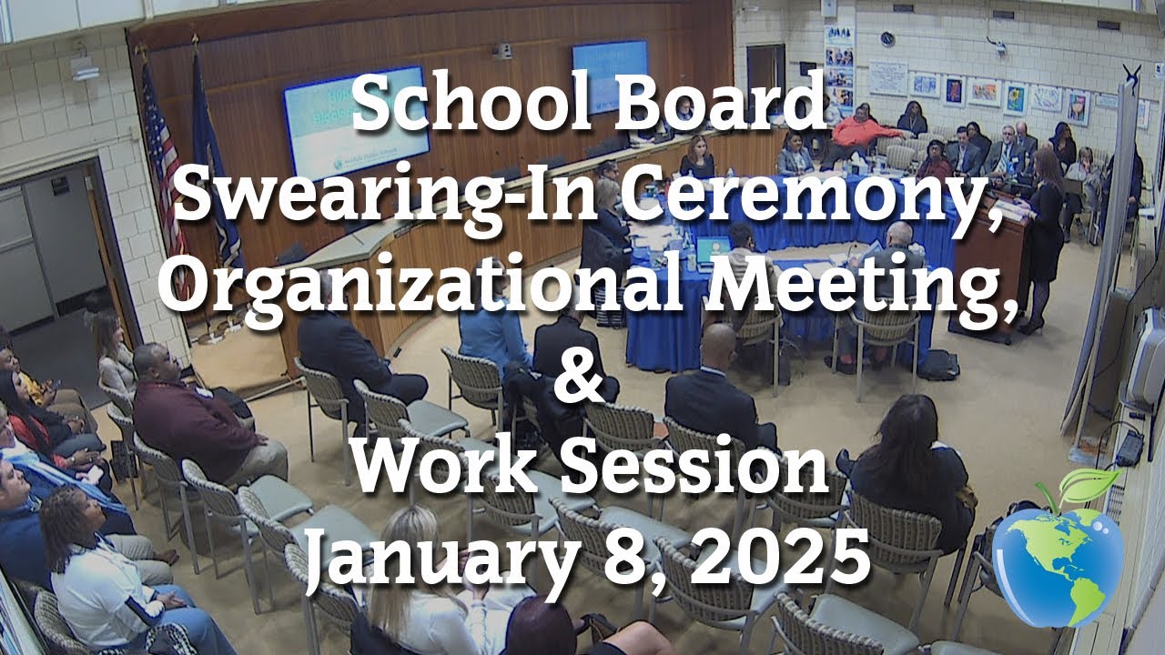 School Board Work Session 1 8 25 Youtube