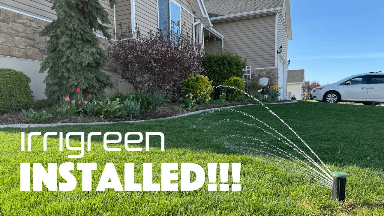 Irrigreen Sprinkler System Install Youtube