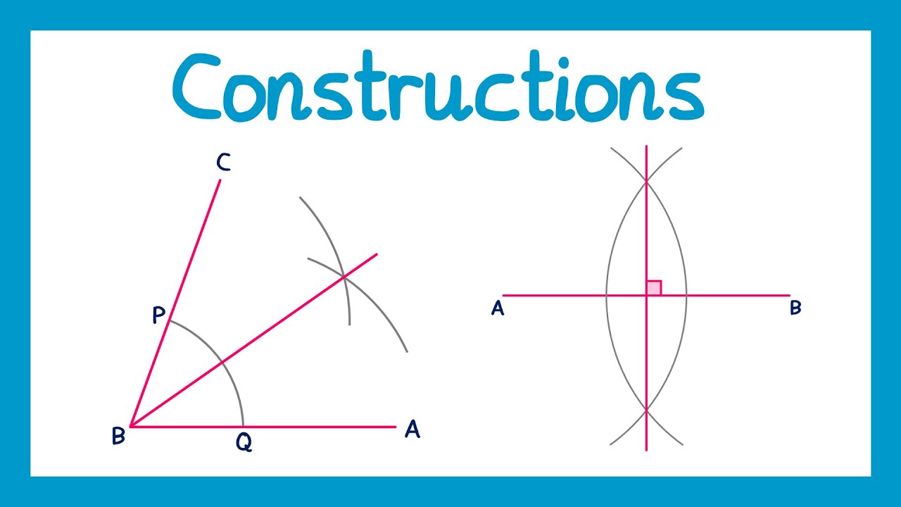 Constructions Gcse Maths Youtube