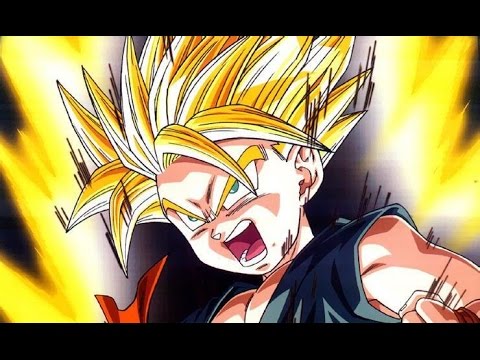 Kid Trunks Turns Super Saiyan For The First Time Youtube