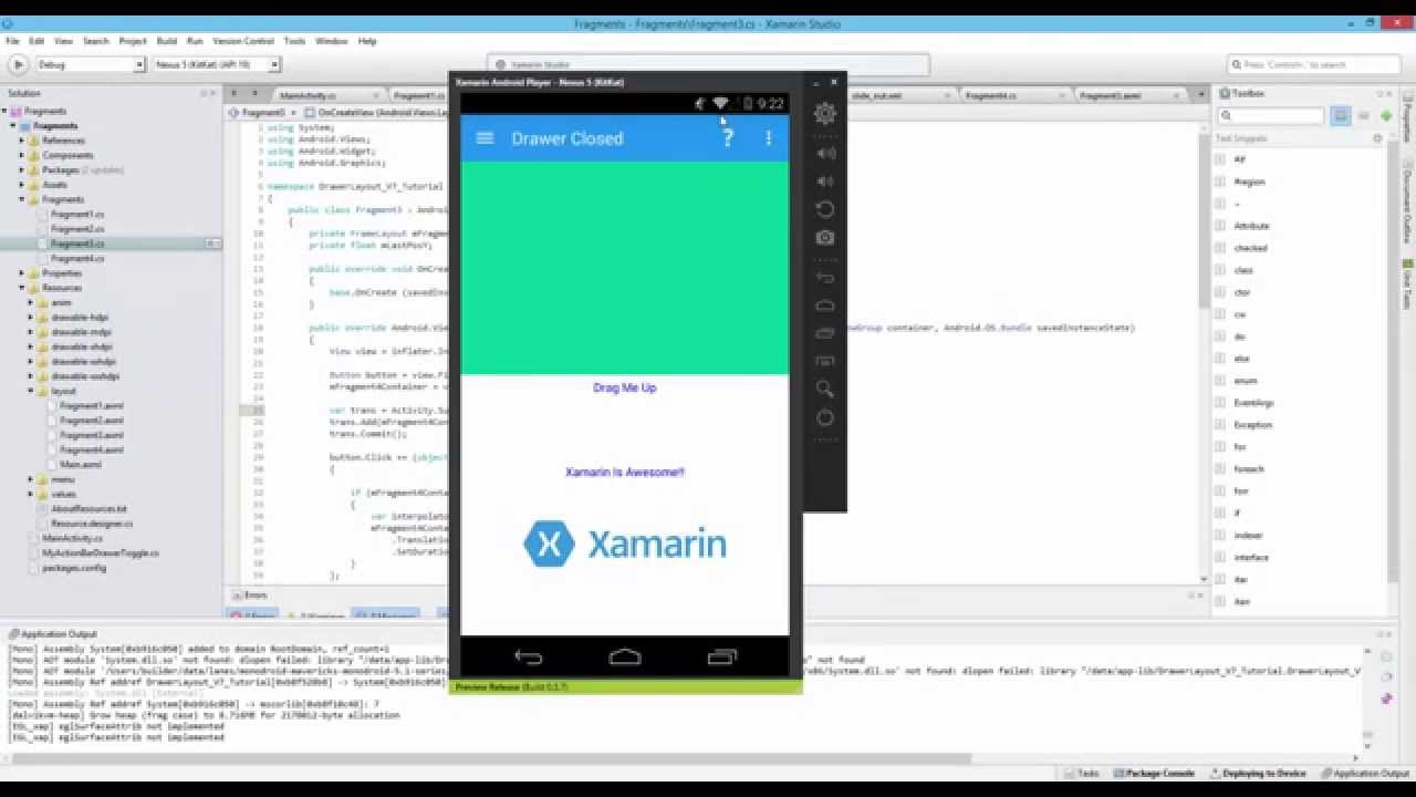 Xamarin Android Tutorial 62 Nesting Fragments Youtube