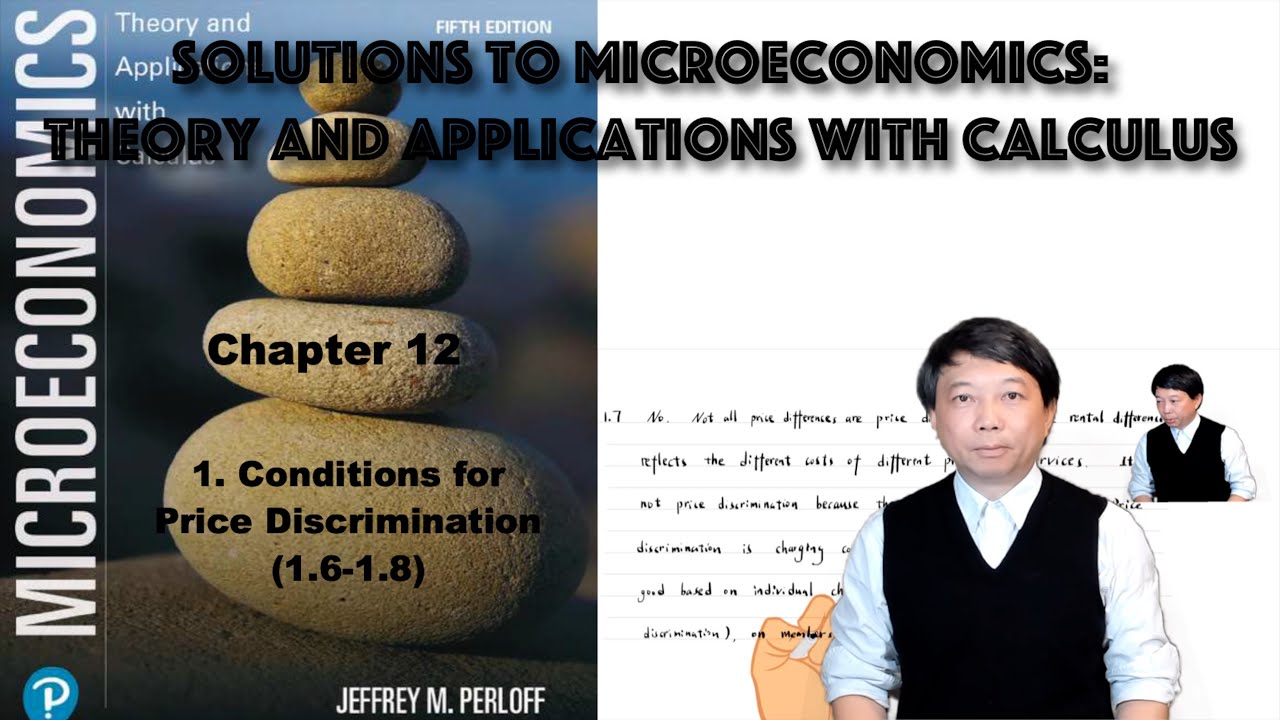 Solutions To 12 1 Conditions For Price Discrimination 1 6 1 8