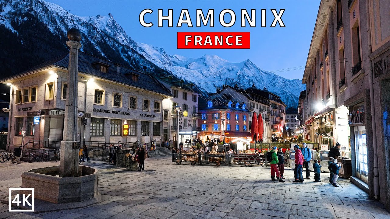 Chamonix Mont Blanc рџ рџ Cosy Evening Walk With Epic Views Of The Mont Blanc In France 4k Youtube