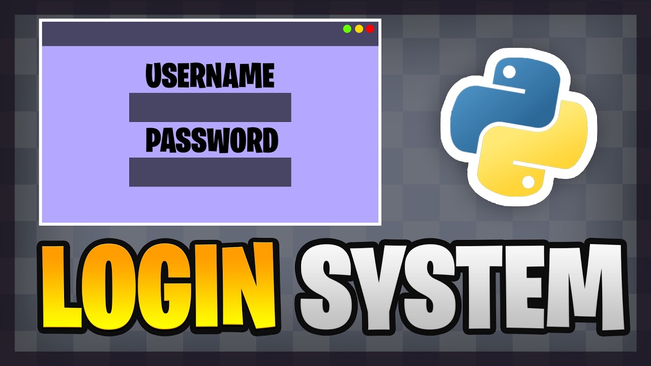 How To Make An Authentication System In Python Easy Youtube