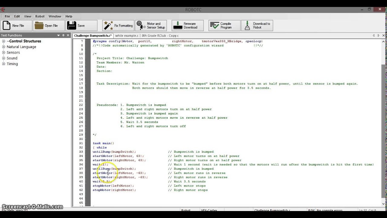 While Loop Example Youtube