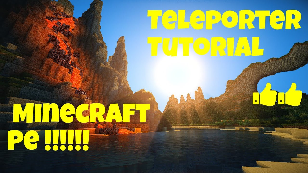 How To Make A Teleporter In Minecraft Pe 0 15 0 Youtube