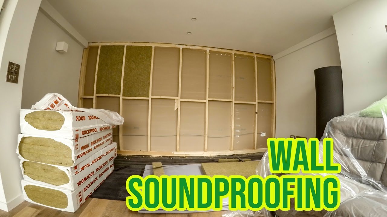 How To Soundproof A Stud Wall Pro Insulation Youtube
