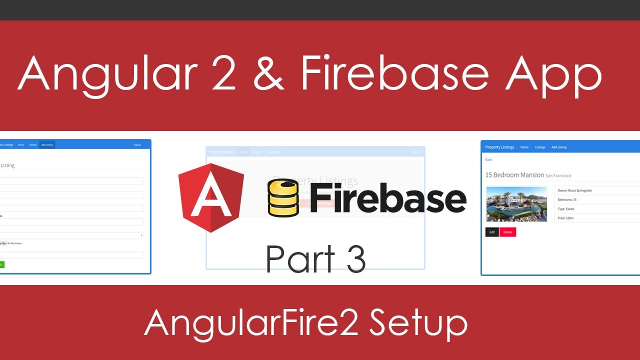 Angular 2 Firebase App Part 3 Angularfire2 Setup Youtube