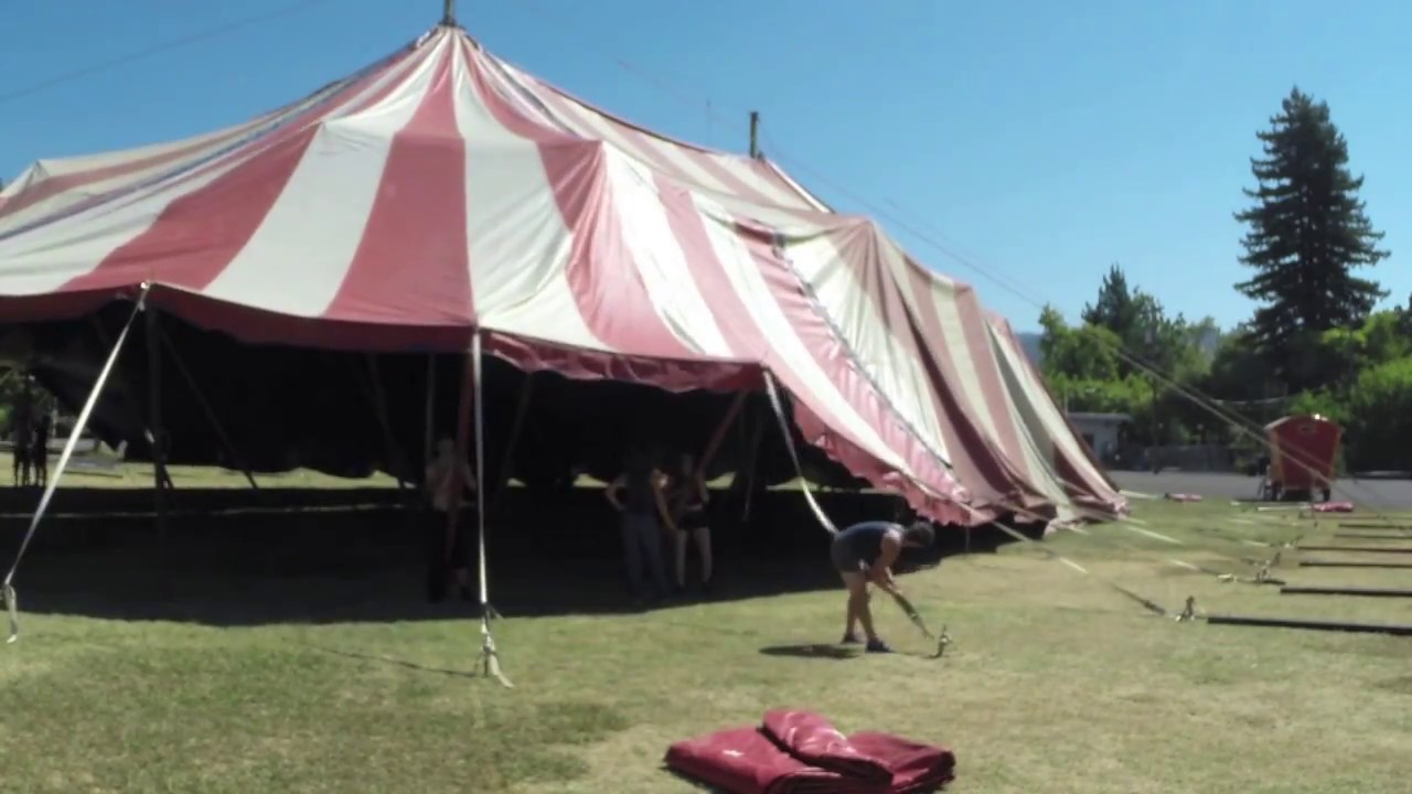 Circus Tent Build Youtube