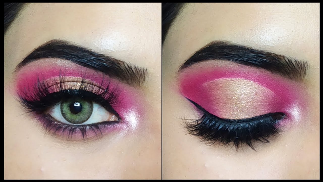 Pink Halo Eye Makeup Tutorial Youtube