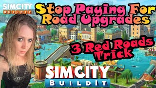 Simcity Buildit New How To Set Up 3 Red Roads Never Upgrade Roads Again ...