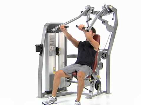 Bilateral Machine Defined Chest Press Cybex Eagle Chest Press Youtube