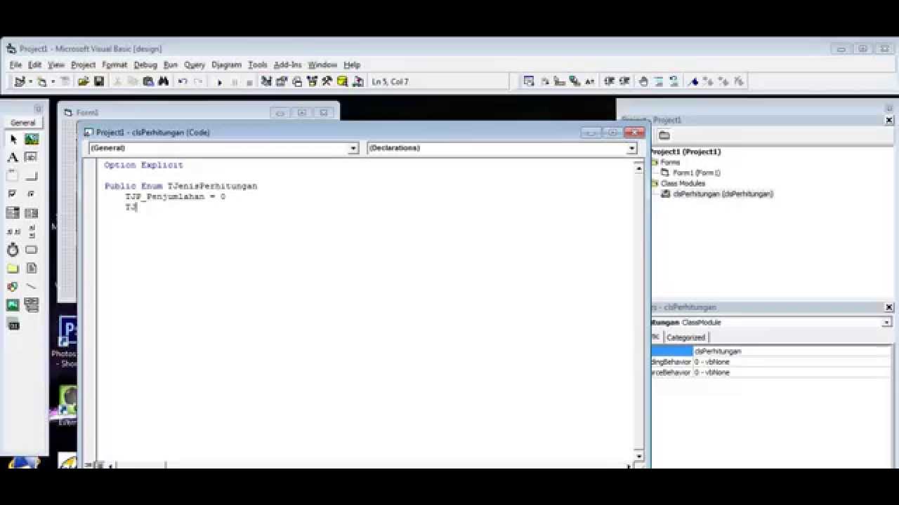 Tutorial 4 Konseppemrogramanvb6 Youtube
