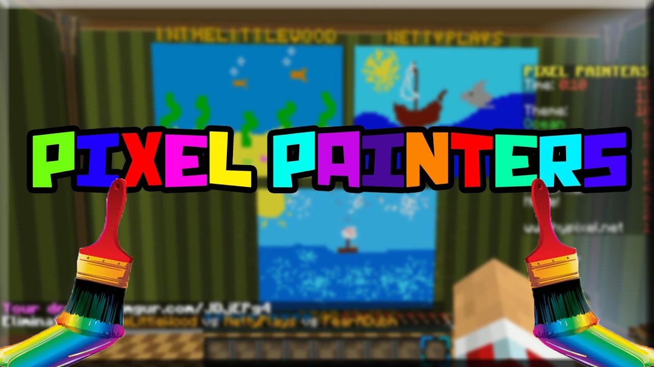 Pixel Painters Best Artist Ever W Friends New Minigame Hypixel