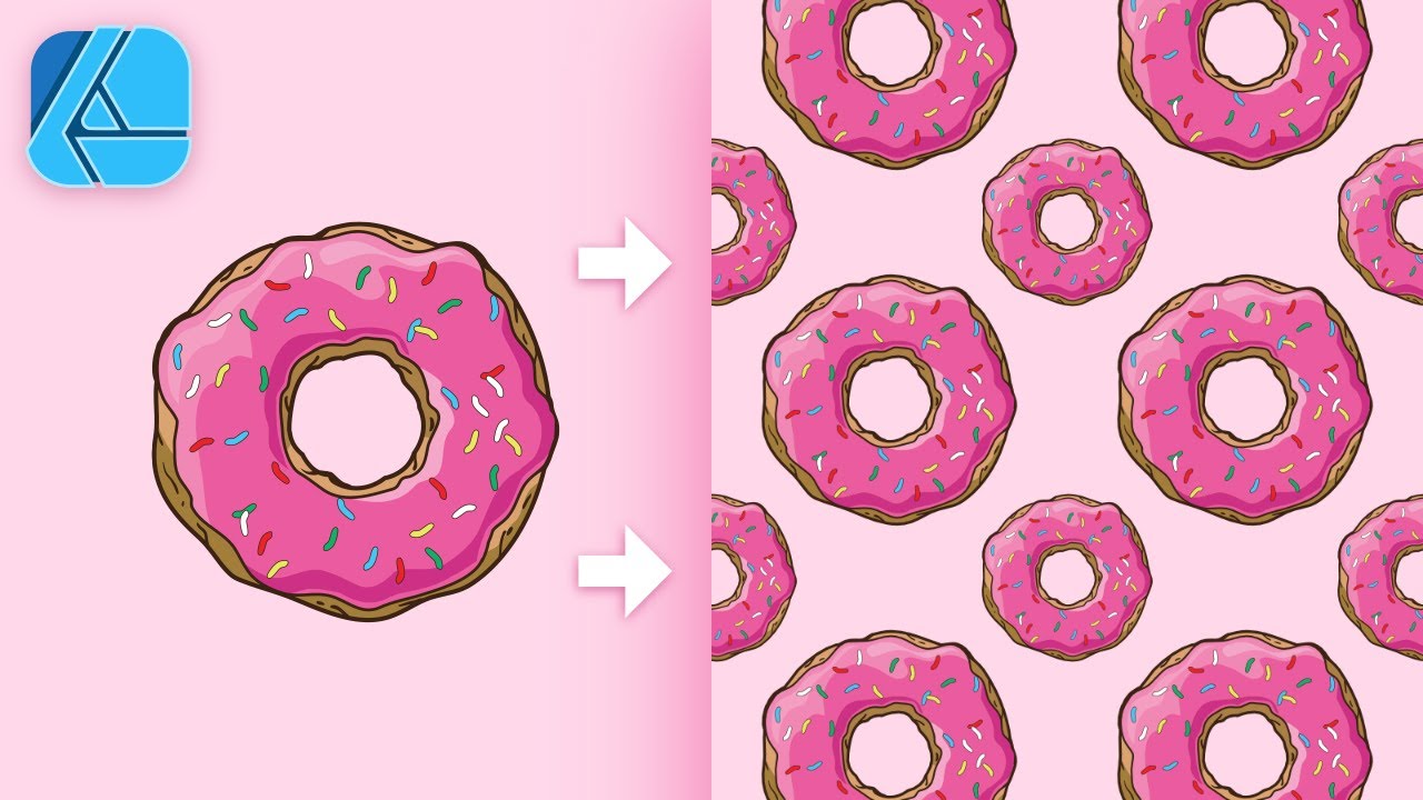 Turn A Single Object Into A Repeat Pattern In Affinity Designer Youtube