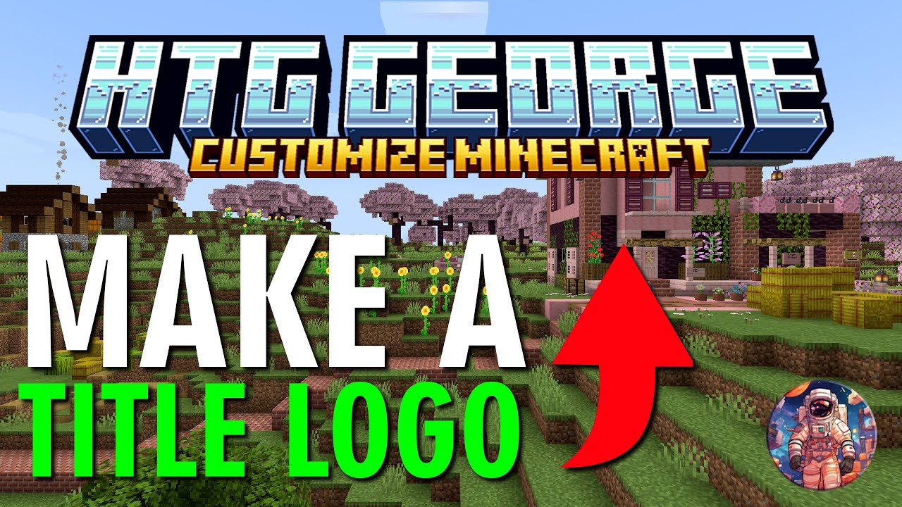 How To Create Your Own Custom Title Logo Easy Block Bench Tutorial
