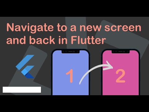 Flutter Navigation Firstpage To Secondpage Using The Navigator Push
