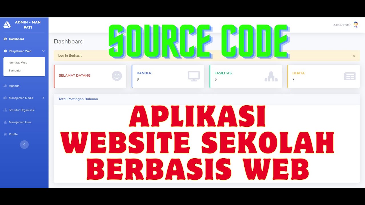 Source Code Aplikasi Website Sekolah Berbasis Web Youtube