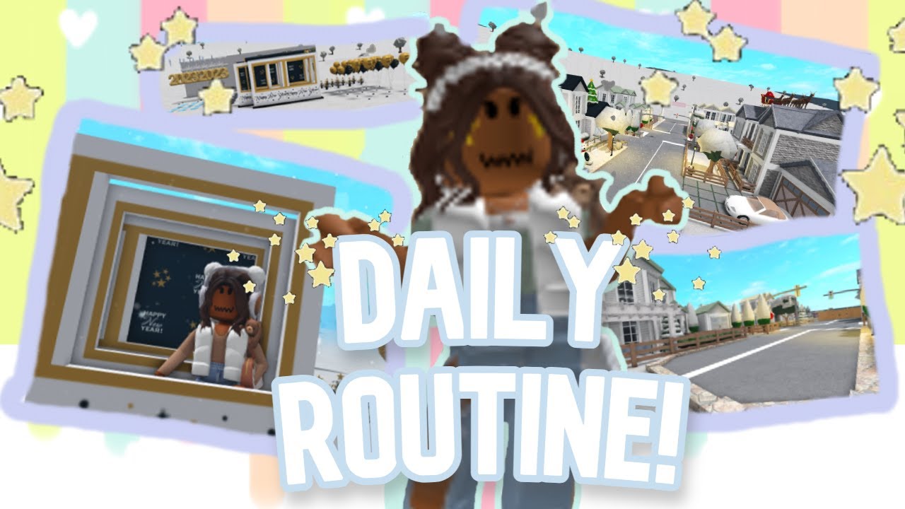 Daily Routine Bloxburg Roblox Roleplay Youtube