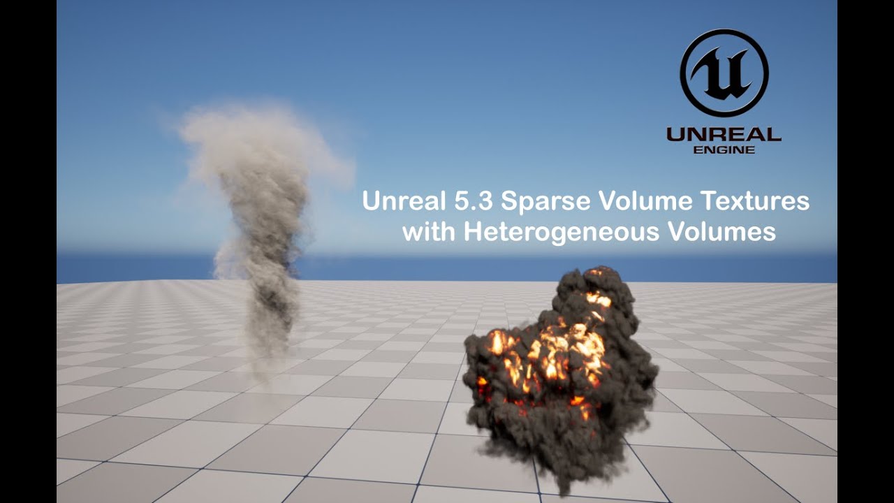Unreal 5 3 Vdb With Sparse Volume Textures Svt And Heterogeneous