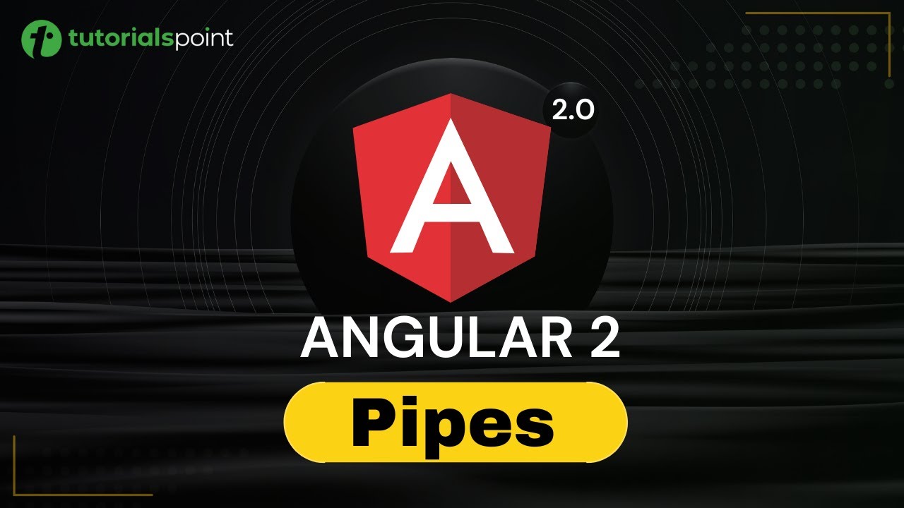 Angular 2 Pipes Angular 2 Training Tutorialspoint Youtube