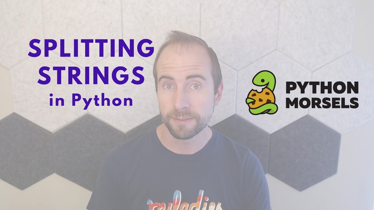 The String Split Method In Python Youtube