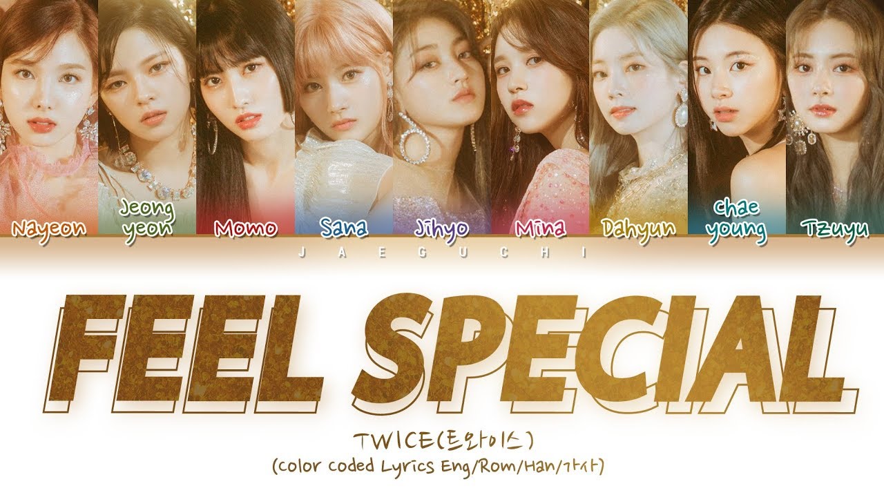 Twice 트와이스 Feel Special Color Coded Lyrics Eng Rom Han 가사 Acordes