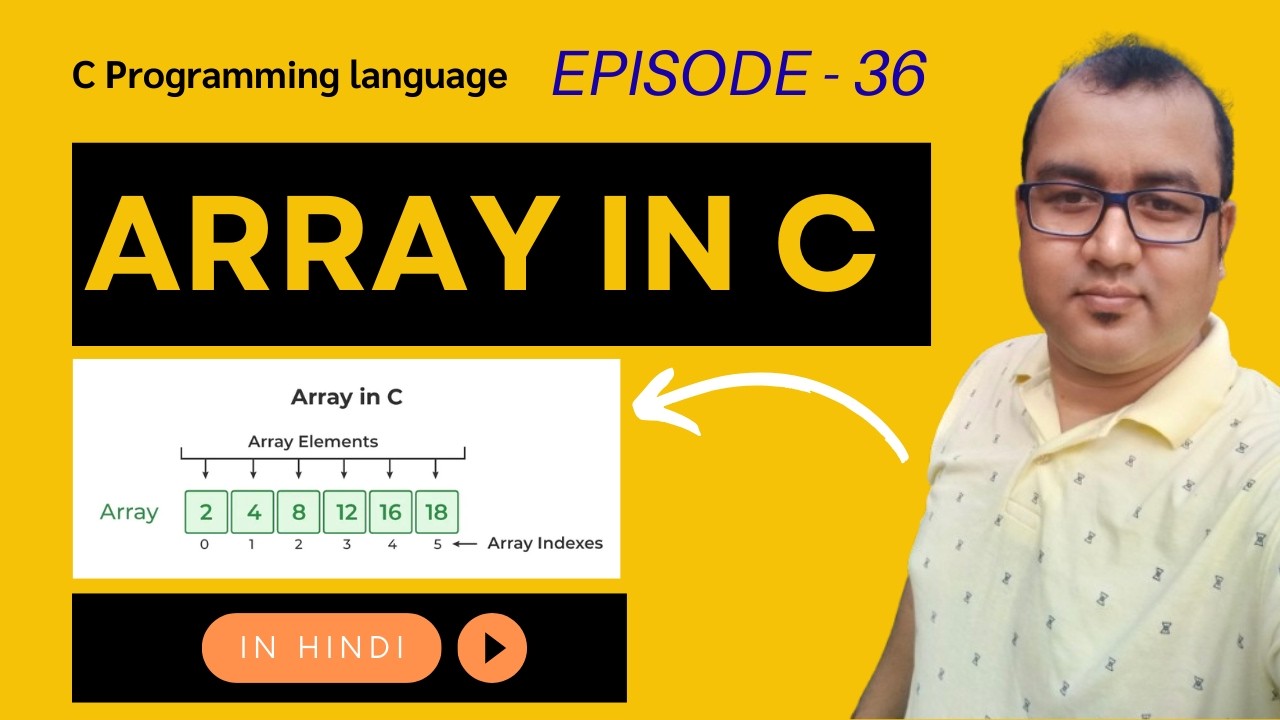 Episode 36 Array In C 1d Array Explained With Examples C