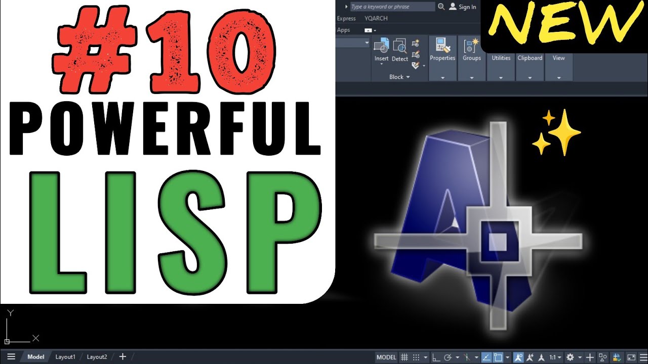 10 Productive Autocad Lisp Best Tutorials Youtube