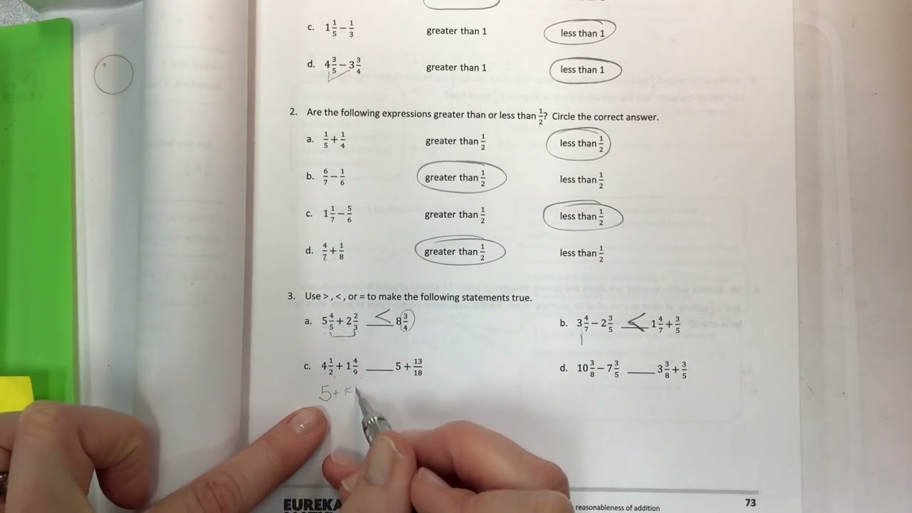 Eureka Math Grade 5 Module 3 Lesson 13 Homework Youtube