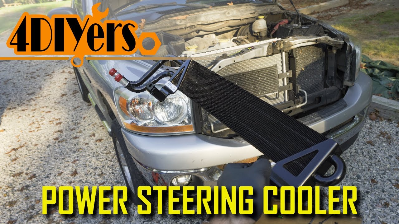 How To Replace The Power Steering Oil Cooler On A Dodge Ram Youtube