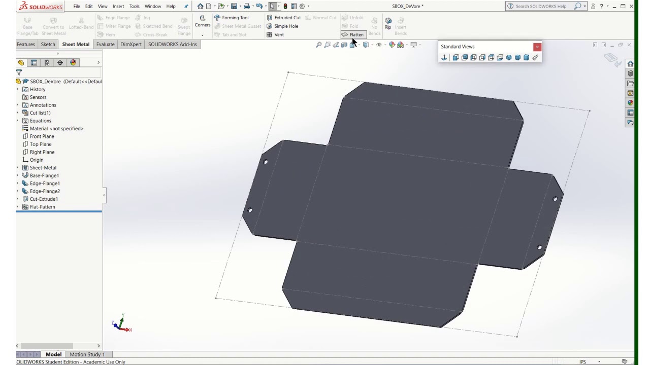 Sheet Metal Box In Solidworks At Kathleen Blum Blog